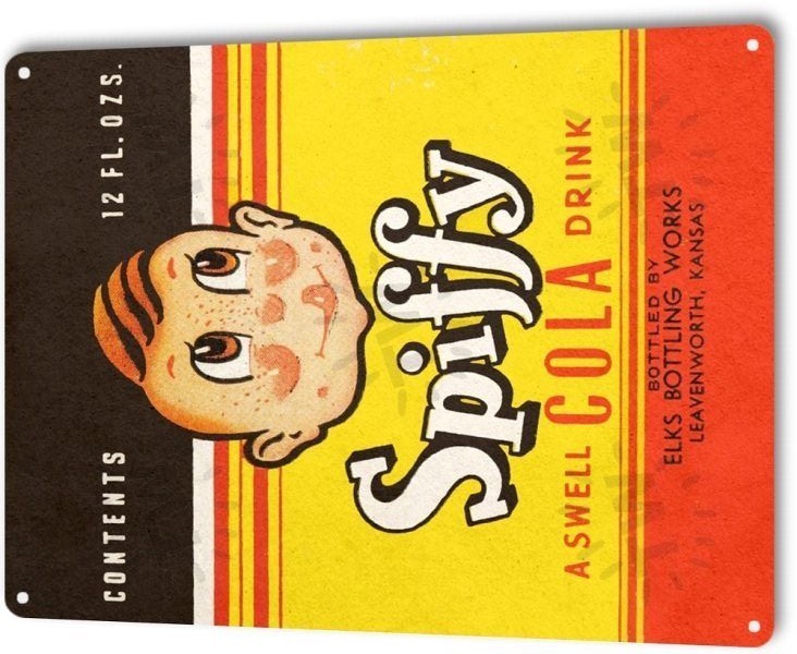 Spiffy Cola Soda Pop Store Advertising Vintage Retro Wall Decor Large ...