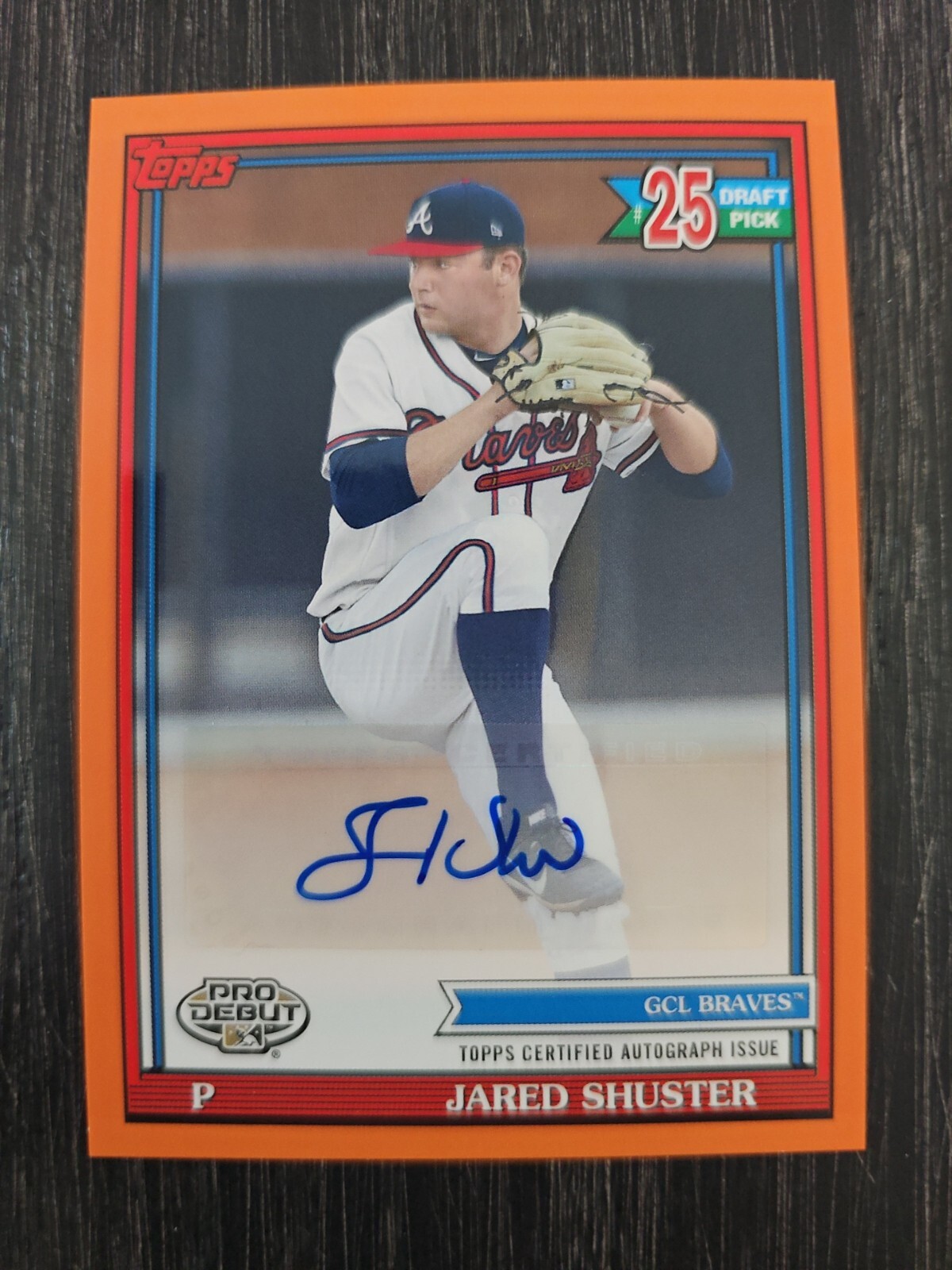 2021 Topps Pro Debut AUTOGRAPH PD-193 Jared Shuster Orange 08/25! 🔥 | eBay