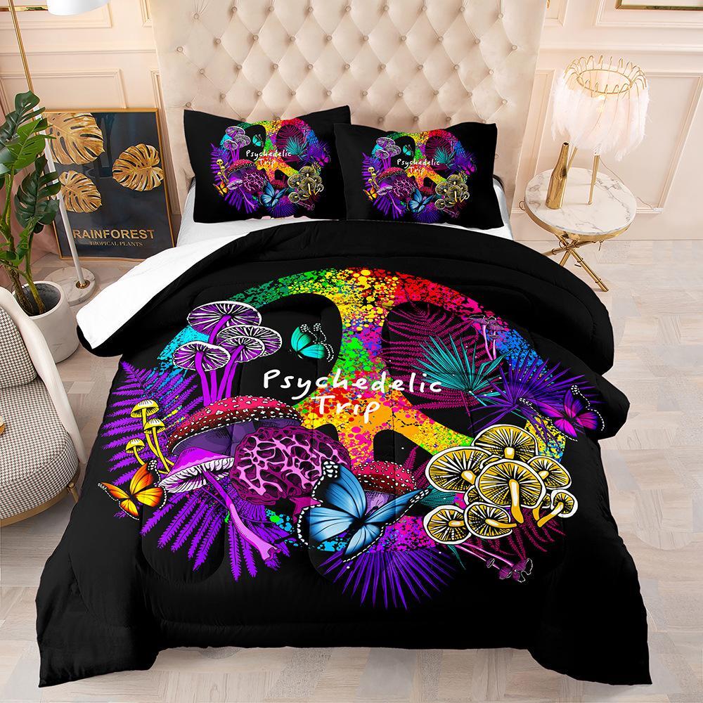 Doona Comforter Microfiber Duvet Crazy Skulls Single Double Queen Bed ...