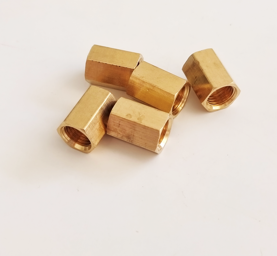 10Pcs Inverted Flare Brake Line Union For 3/16" Tube Fittings (3/8"-24 ...