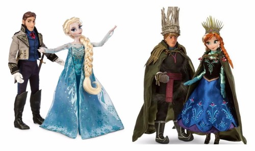 Elsa Hans Doll Anna Kristoff Disney Fairytale Designer Set Frozen Lot 2 ...