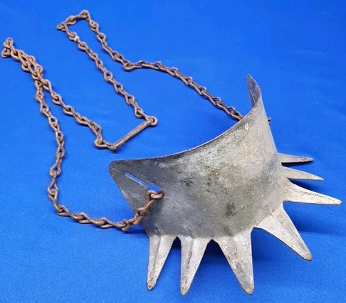 Vintage CHAMPION Farm Ranch Calf Weaner Spiked Dairy farm Tool Cow ...