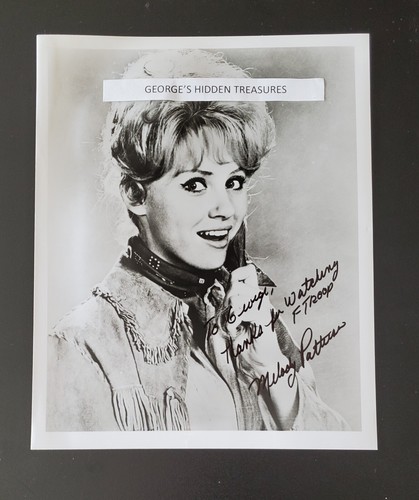 MELODY PATTERSON signed autographed B&W 8x10 "F-TROOP" as Wrangler Jane ...