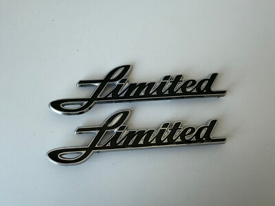 Harley Davidson Front Fender Emblems Limited 1 Pair Set 14100232 | eBay