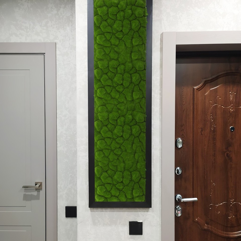 4pcs Artificial Moss Decor Faux Moss Wall Decor Wall Greenery Panel ...