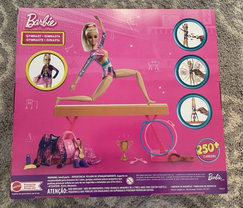 MATTEL BARBIE GYMNASTICS PLAY SET BLONDE GYMNAST BARBIE DOLL | eBay