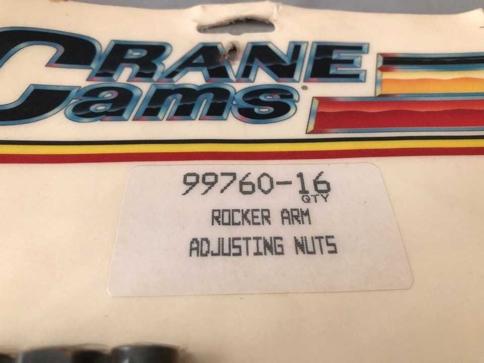 16 CRANE CAMS ROCKER ARM ADJUSTING NUTS 99760-16 NEW | eBay
