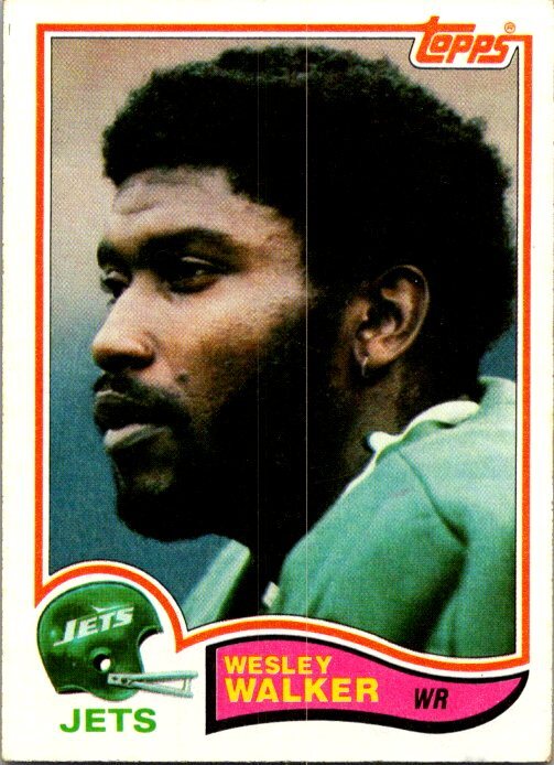 1982 Topps Wesley Walker 183 New York Jets | eBay