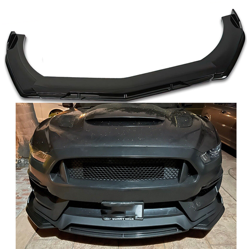 For Dodge Ram 1500 Front Bumper Lip Spoiler Splitter Glossy Black Body ...