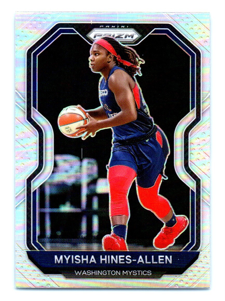 2021-22 Panini Prizm Silver WNBA Myisha Hines-Allen Washington Mystics ...