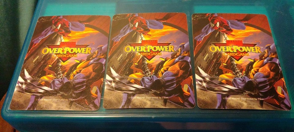 Marvel Overpower Card Game Lot Of 3 Crossbow Deadpool Sauran mint cards ...