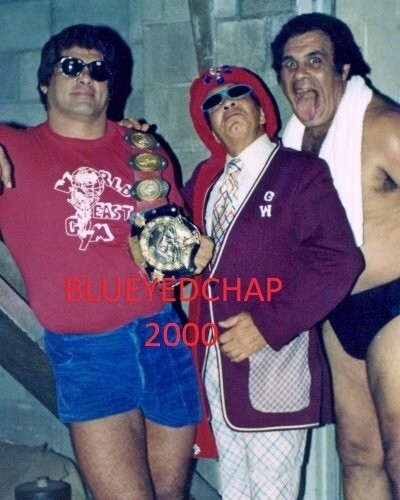 DON MURACO-GRAND WIZARD & ANGELO MOSCA WRESTLER 8 X 10 WRESTLING PHOTO ...
