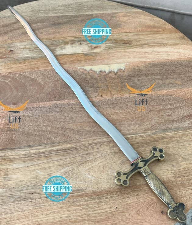 Masonic Ceremonial SNAKE FLAMING SWORD SQUARE COMPASS WITH G + Free ...