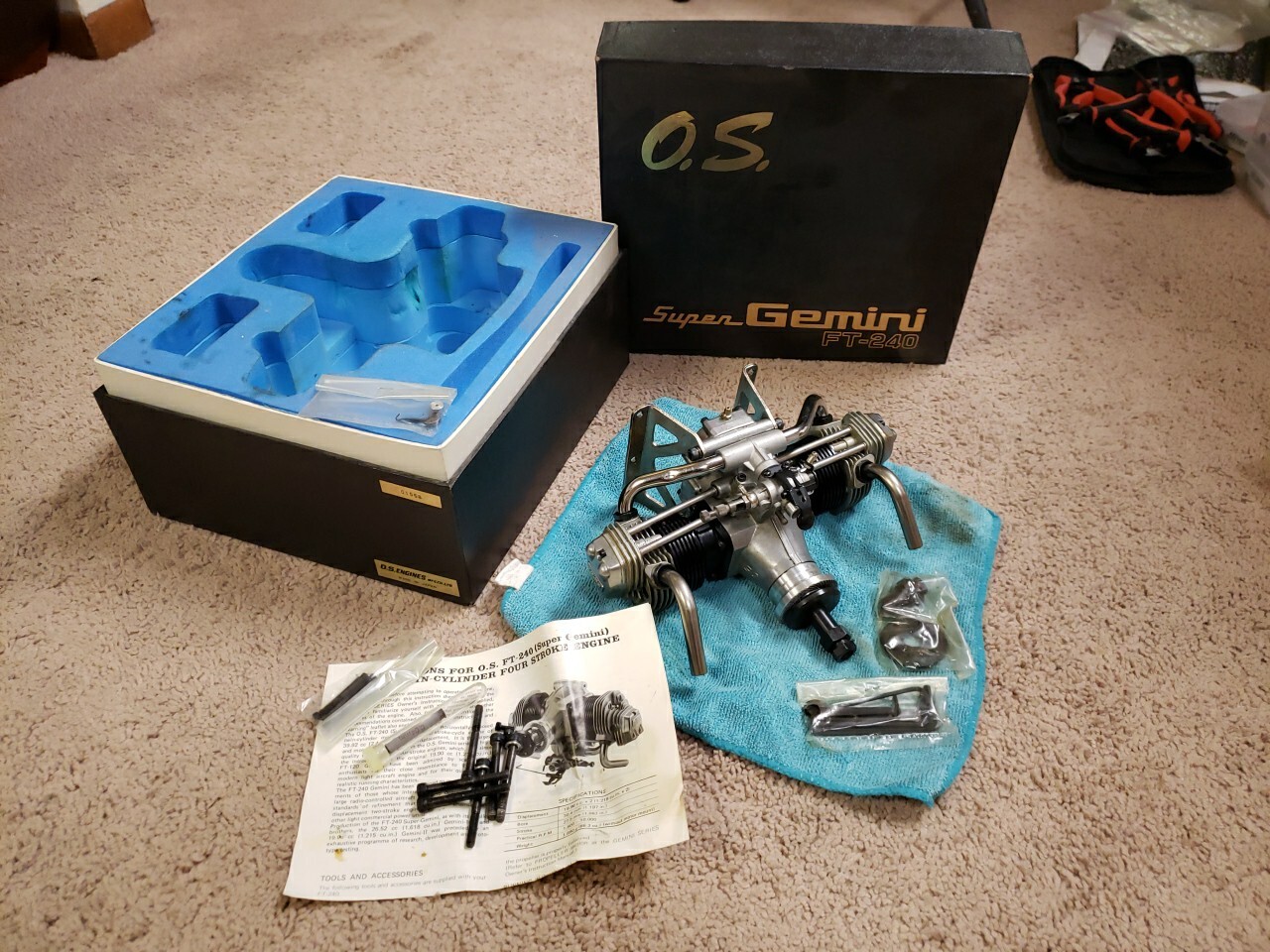 OS Engine - OS FT-240 SUPER Gemini 240 - Clean! P24 - SR NO 01558 | eBay