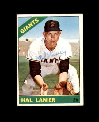 Hal Lanier Hand Signed 1966 Topps San Francisco Giants Autographed | eBay