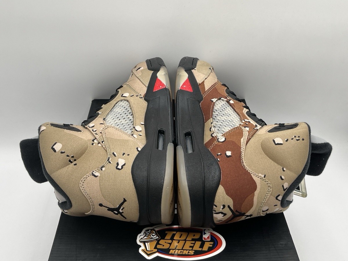 New DS Air Jordan 5 Supreme Desert Camo 2015 Size 10.5 Rare Retro