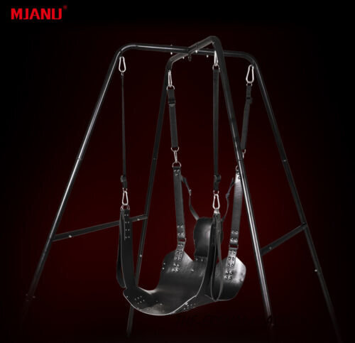 Multifunction Hammock Swing Chair Dual Layers Leather Chair Furniture Set | eBay