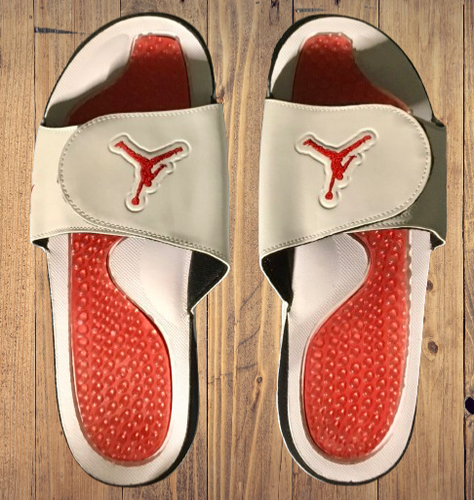 New Nike AirJordan Hydro 5 V Retro Slides Fire Red-Black 555501-101 ...