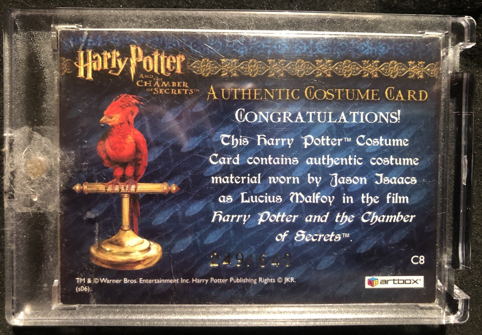 Artbox Harry Potter and the Chamber of Secrets Costume Card - Jason ...