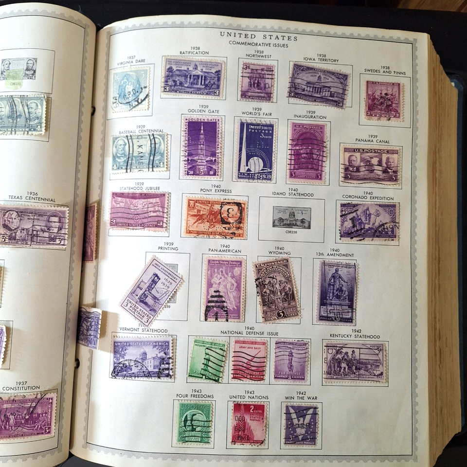 Minkus Pub The Master Global Stamp Album 1847-1957 With Tons Of Stamps ...