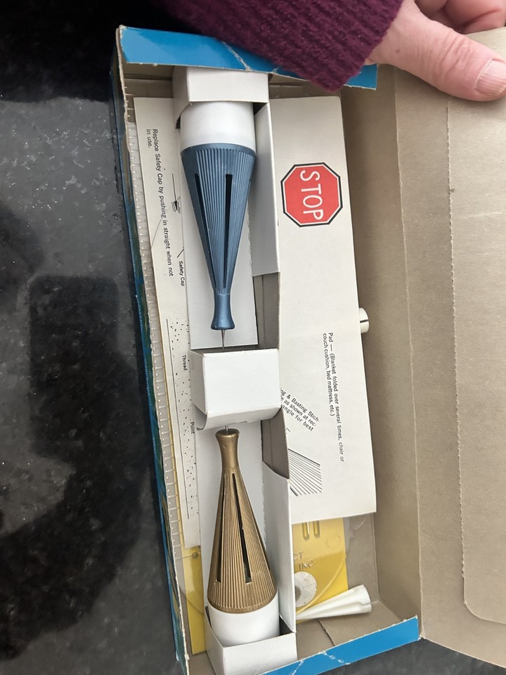Vintage Ultra Stitcher Sewing Tool Kit + Tack-It Pattern Marker In Box ...