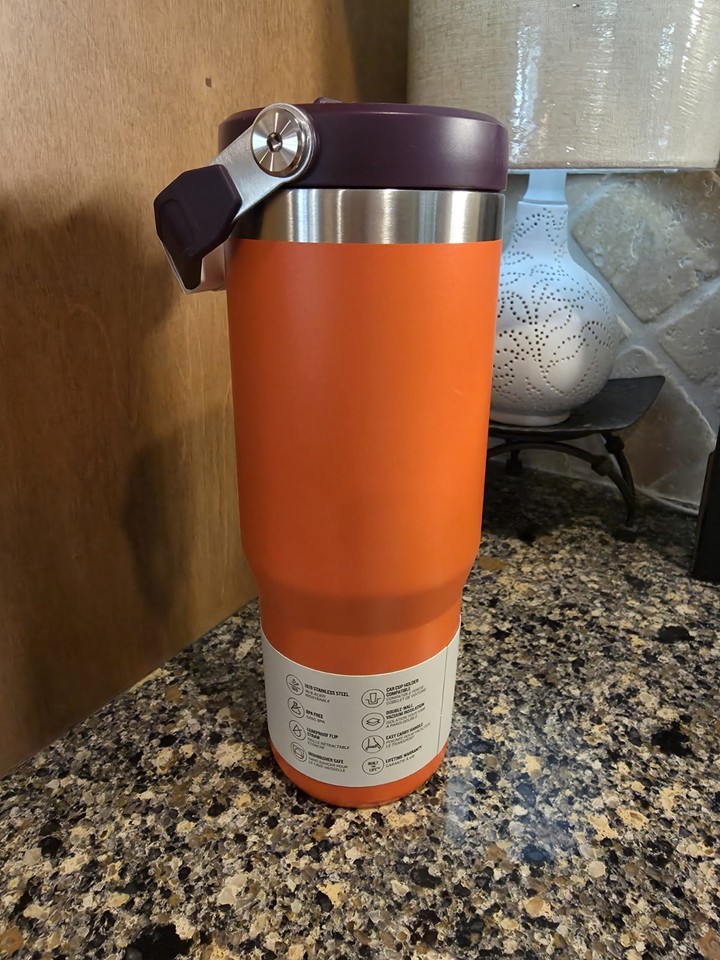 NEW Stanley Iceflow 30oz Tigerlily Plum with classic flip straw | eBay