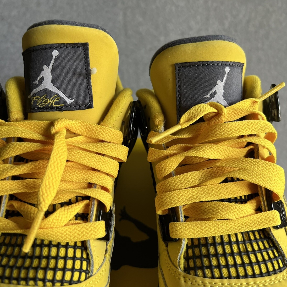 Nike Air Jordan 4 Retro Shoes Lightning Tour Yellow Size 4.5 Nike Air Jordan 4 Retro Shoes Lightning Tour Yellow Size 4.5