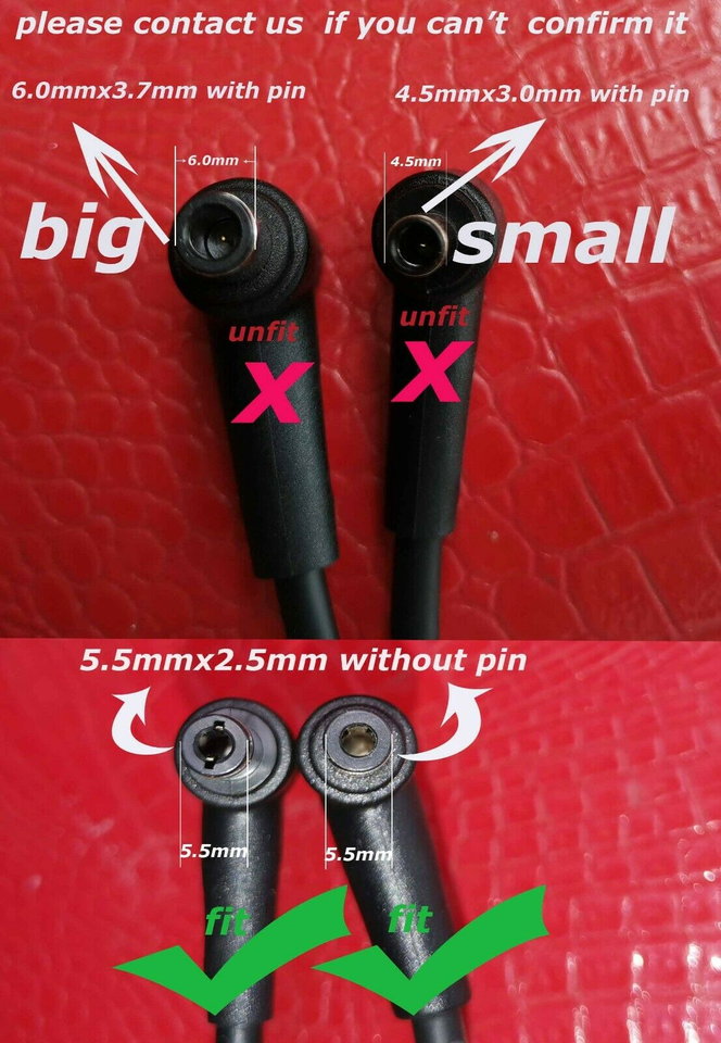 5.5x2.5mm plug 120W car charger fit Asus ROG Strix GL753V GL753VD ...