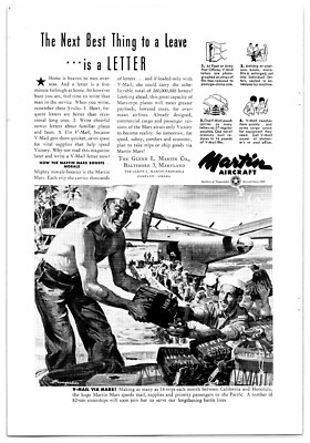 Original 1945 Martin Aircraft "World War II Soldiers" - Print ...