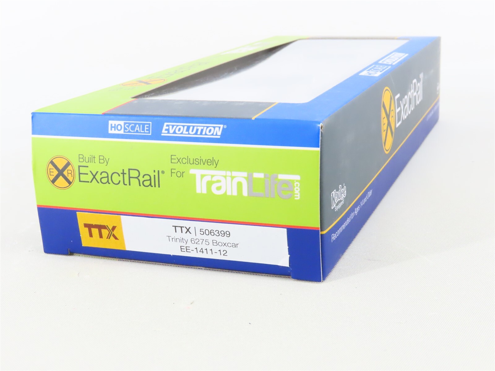 HO Scale ExactRail EE-1411-12 FBOX TTX Railcar Trinity 6275 Boxcar ...