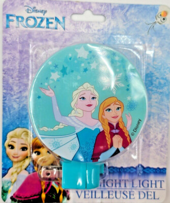 Disney Frozen LED Night Light with Rotary Shade NEW Nightlight Anna and ...