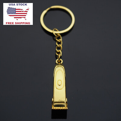 Barber Clipper Charm Keychain - Hairdressers Hair Stylist Keyring Women ...