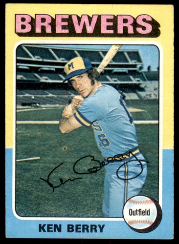 1975 TOPPS KEN BERRY MILWAUKEE BREWERS #432 (T100) | eBay