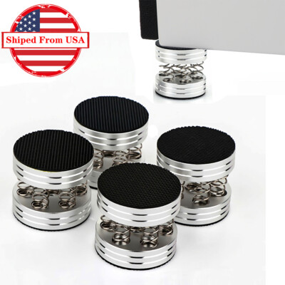4pcs Hi-Fi Speaker Stand Turntable Isolation Feet Spring Shock Absorber ...