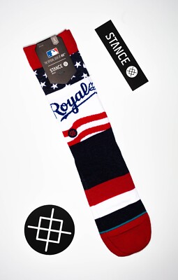 Stance x MLB Kansas City Royals Socks 'Royals Stars And Bars' | L | NWT ...