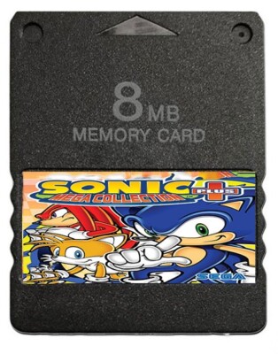 Sonic Mega Collection Plus PlayStation 2 PS2 Memory Card Unlocked Save ...