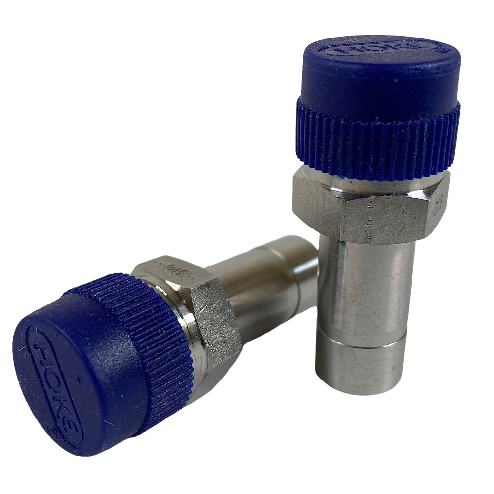 Hoke 8AM6-316 GyroLok 1/2" OD 3/8 Thread Flareless Tube Fitting (2-Pack ...