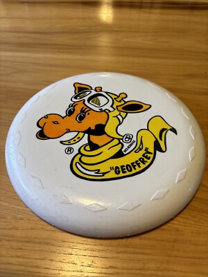 Vintage Toys R Us Geoffrey Giraffe Mascot Frisbee Flying Disc 839043 ...