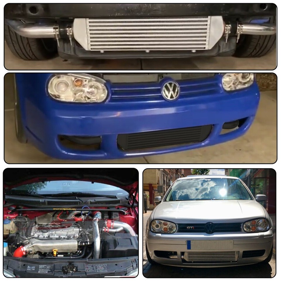 Intercooler Kit +Pipes + BOV For VW Jetta Golf GTI GL GLI GLS MK4 1.8T ...