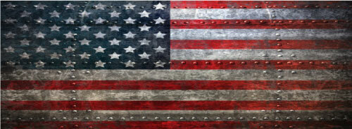 American Flag Rivets Bike Motorcycle Grunge Car Wrap Vinyl Decal ...