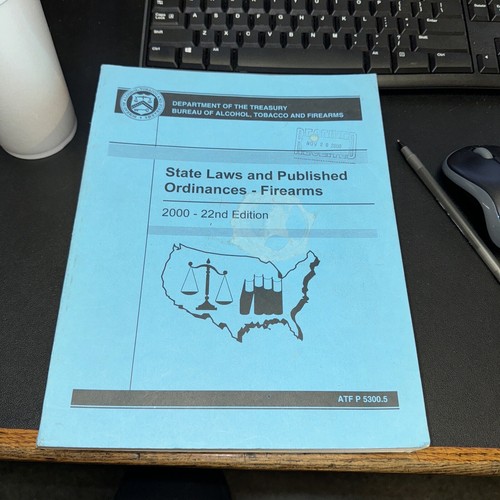 2000 ATF State Laws & Published Ordinances FIrearms 22th Edition | eBay