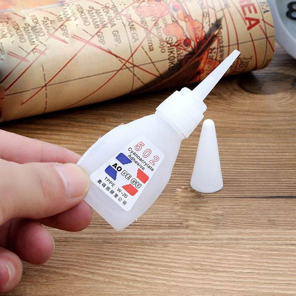 Super 502 Glue Cyanoacrylate Instant Strong Repair Adhesive 8/30g Z9Y1 ...