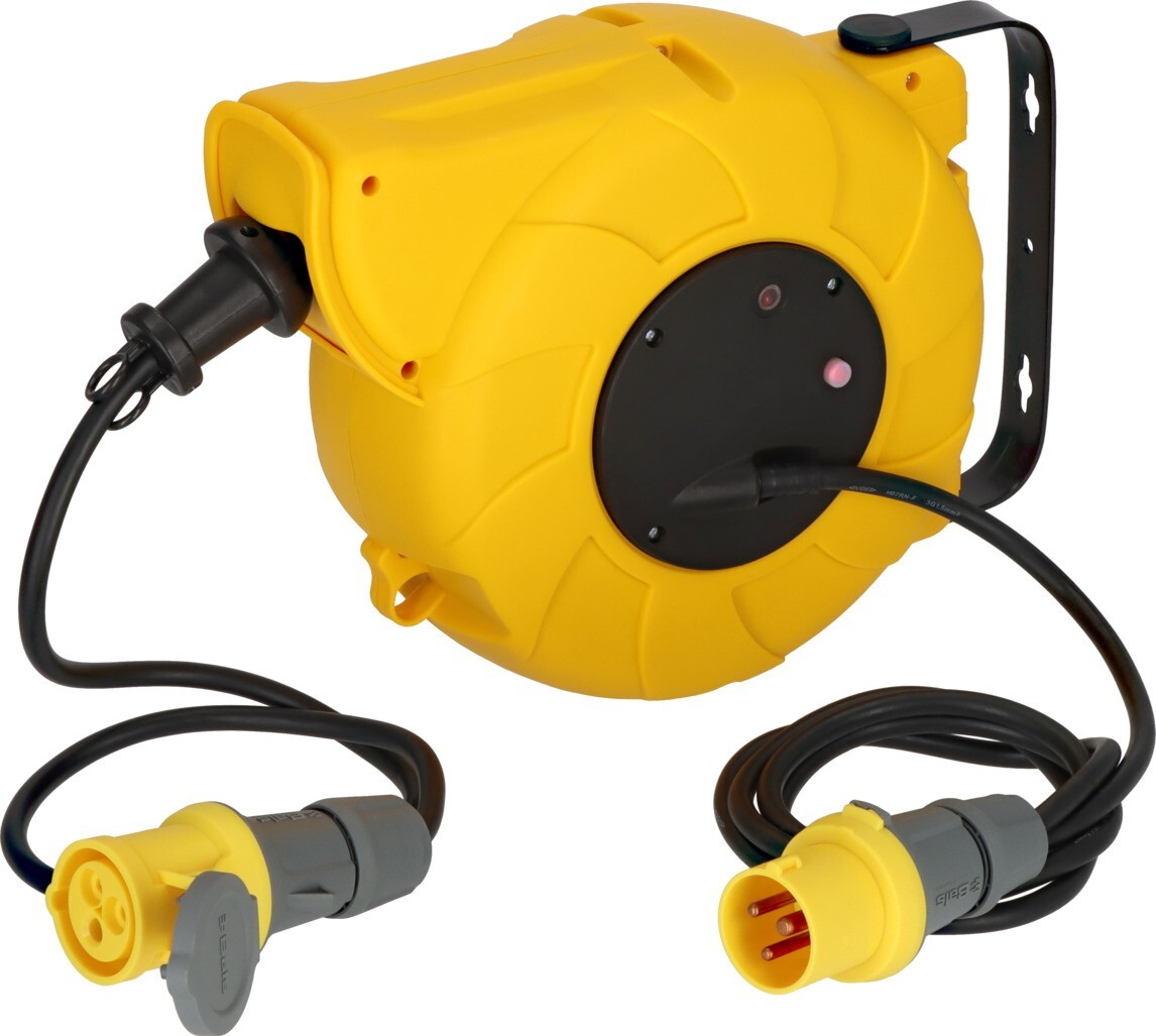 Retractable Power Extension Cord ReelWorks GUR025 12 AWG X 50'