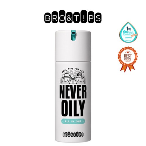 [BRO&TIPS] Never Oily All-in-One 120ml Men's Cosmetics Korean brand ...