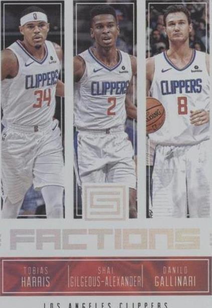 2018-19 Panini Status - Factions Shai Gilgeous-Alexander, Tobias Harris ...