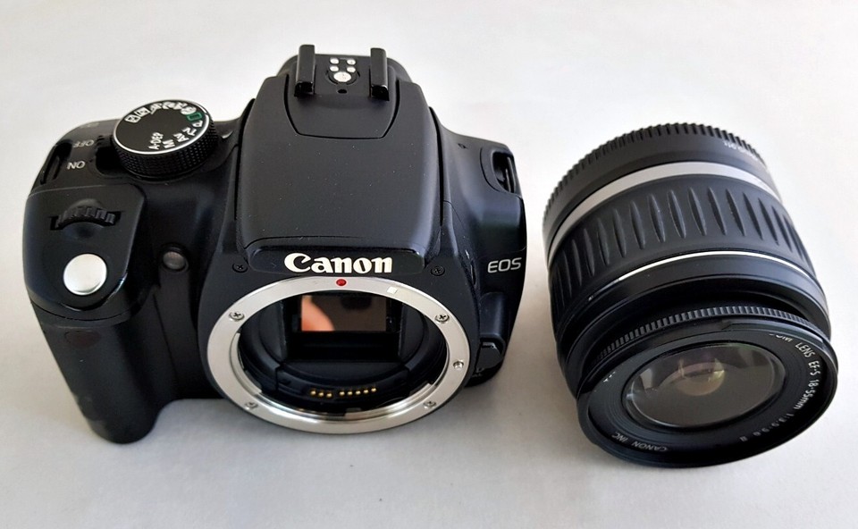 Canon EOS 350D Digital SLR Camera 8.0MP with Canon 18-55mm f/3.5-5.6 ...
