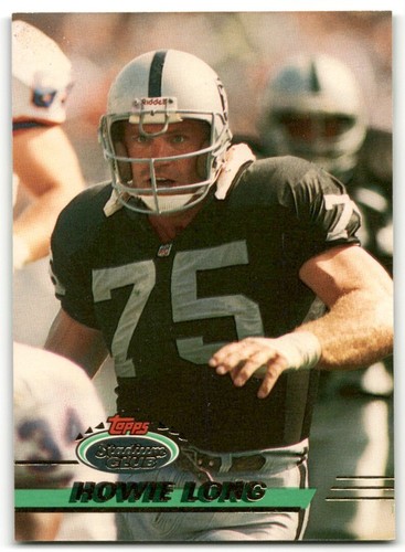 1993 Topps Stadium Club Football Card Howie Long #151 Los Angeles ...