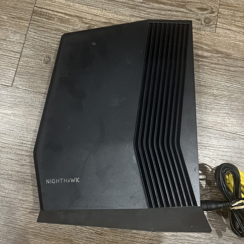 Netgear Nighthawk AX8 AX6000 WiFi Cable Modem Router CAX80 W/ Cords 8 ...