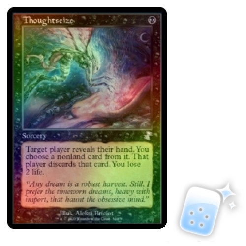 FOIL THOUGHTSEIZE Time Spiral Remastered Magic MTG MINT CARD | eBay