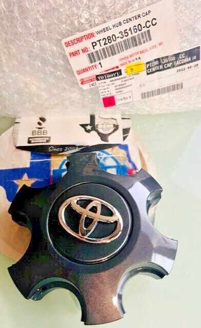 16-19 Toyota Tacoma OEM Center Cap 42603 YY290 (NEW) Charcol PT280 ...
